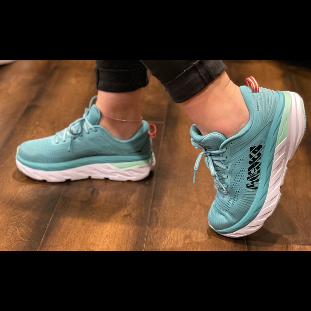 Hoka One One Bondi 7 Running Shoe Nwot - Gem